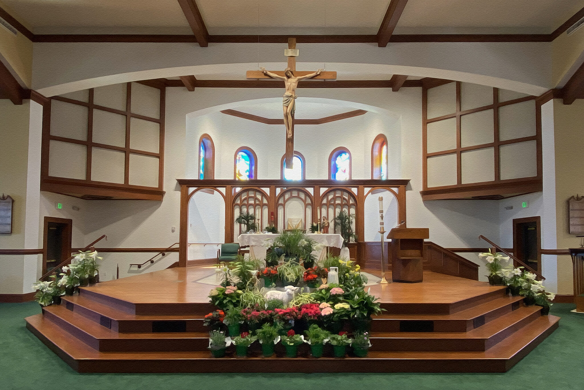 Easter Altar Decorations – St Brendan the Navigator Catholic Church